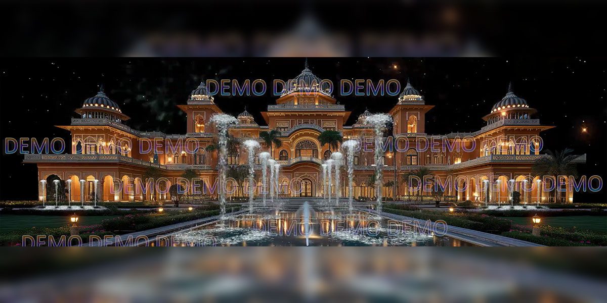 LumiLux Grand Palace 4K LED Mapping Loop for Luxury Events