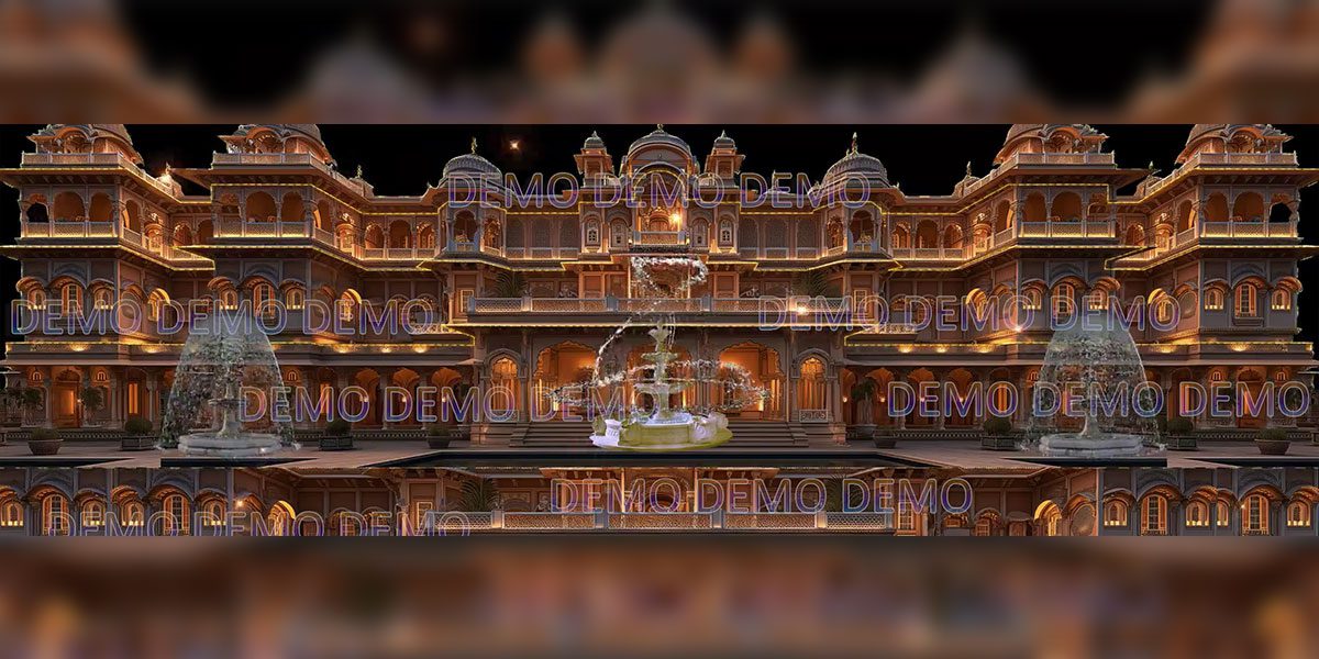 LumiLux Royal Palace LED Loop for Luxury Weddings & Events